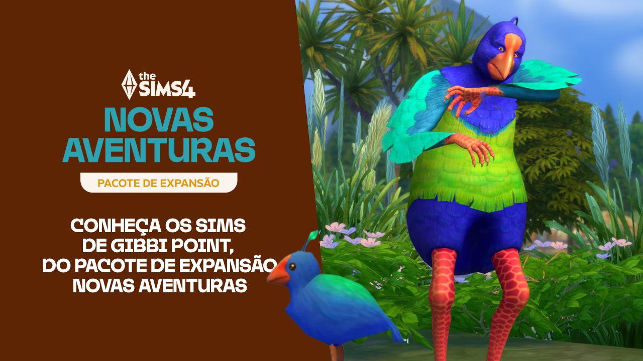 Conheça os Sims de Gibbi Point, do Pacote de Expansão Novas Aventuras